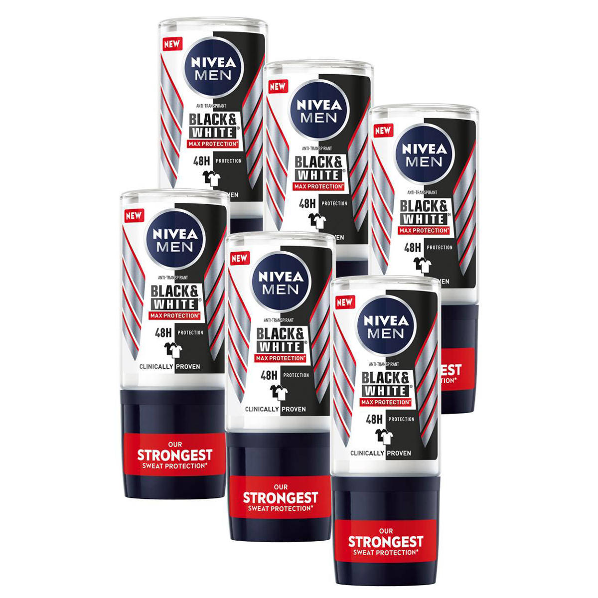 NIVEA Roller B&W Max Protection - 50 ml | wehkamp