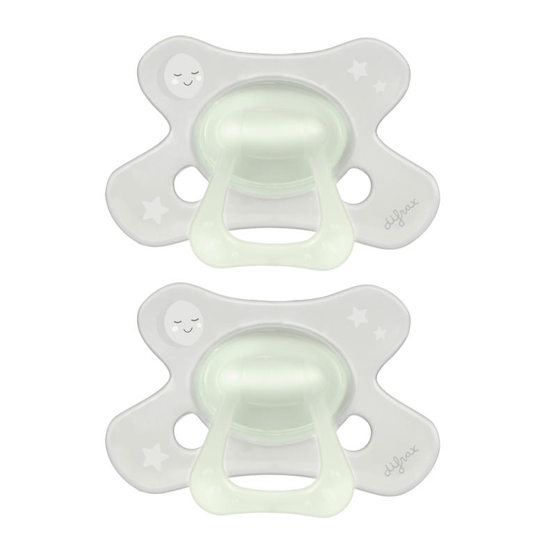 Difrax Dental Difrax Dental Fopspeen - 18+ Maanden - Glow in the Dark ...
