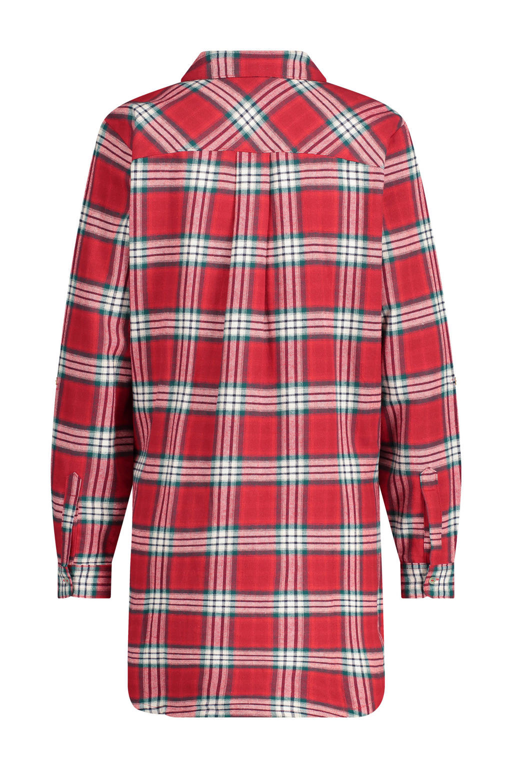 Hunkemöller geruit nachthemd rood/wit/groen | wehkamp