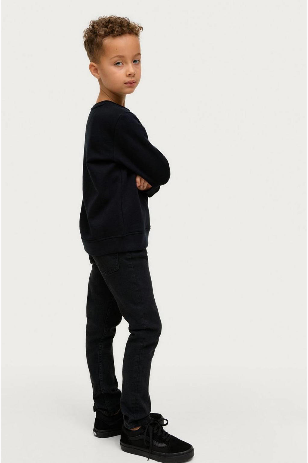 Ellos sweater Henry met printopdruk zwart | wehkamp