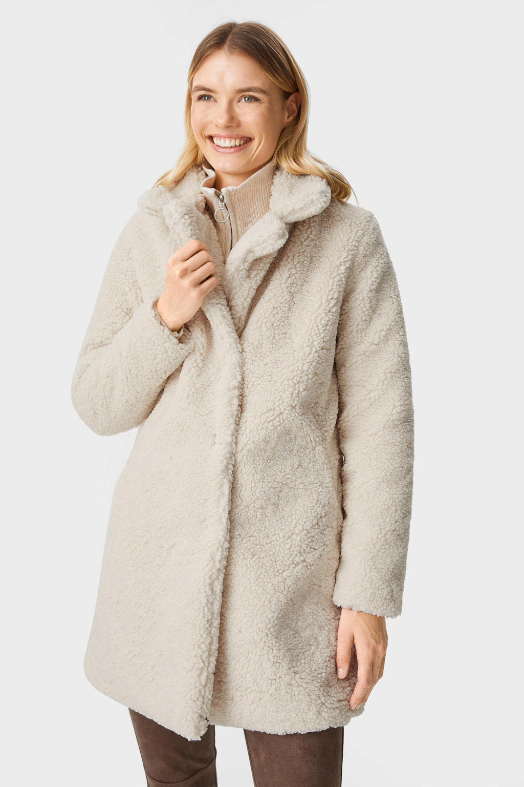 C&A teddy jas ecru kopen? | Morgen in huis | wehkamp