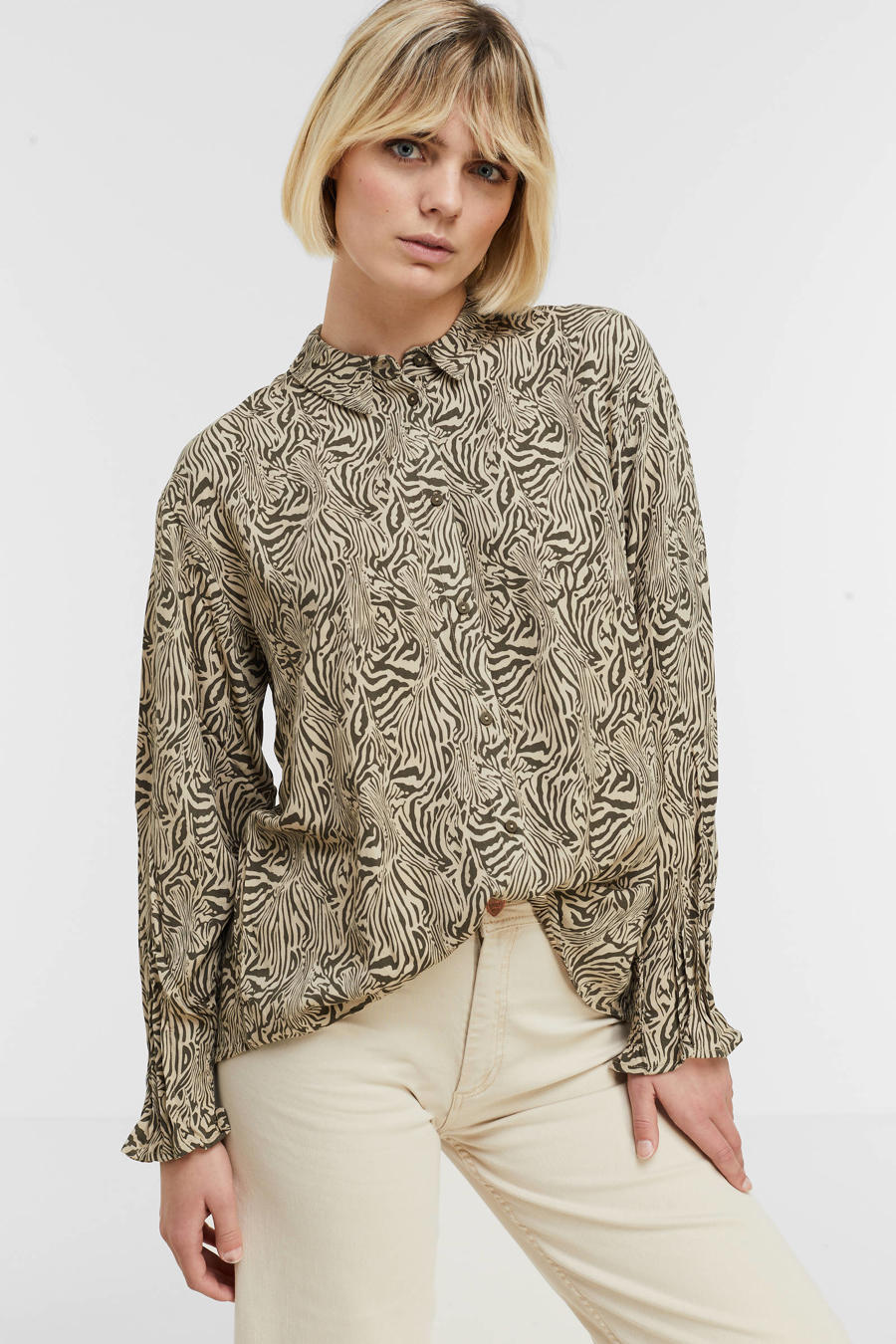 Beige blouses voor dames online kopen? | Morgen in huis | Wehkamp