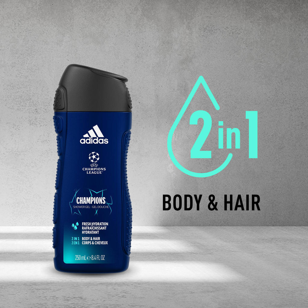 adidas UEFA VIII Champions Edition 2-in-1 Douchegel en Shampoo - 250 ml ...