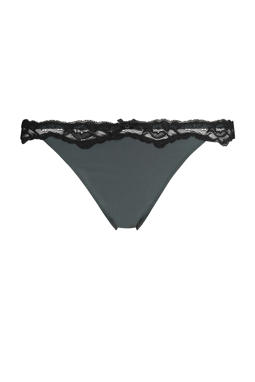 Hunkemöller string Secret Lace blauw | wehkamp