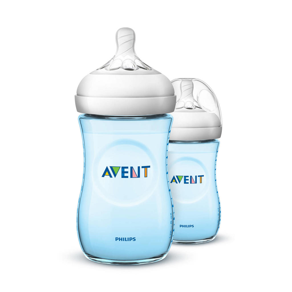 Philips AVENT Natural-babyfles(260ml/1m+) SCF035/27 - set van 2 | wehkamp