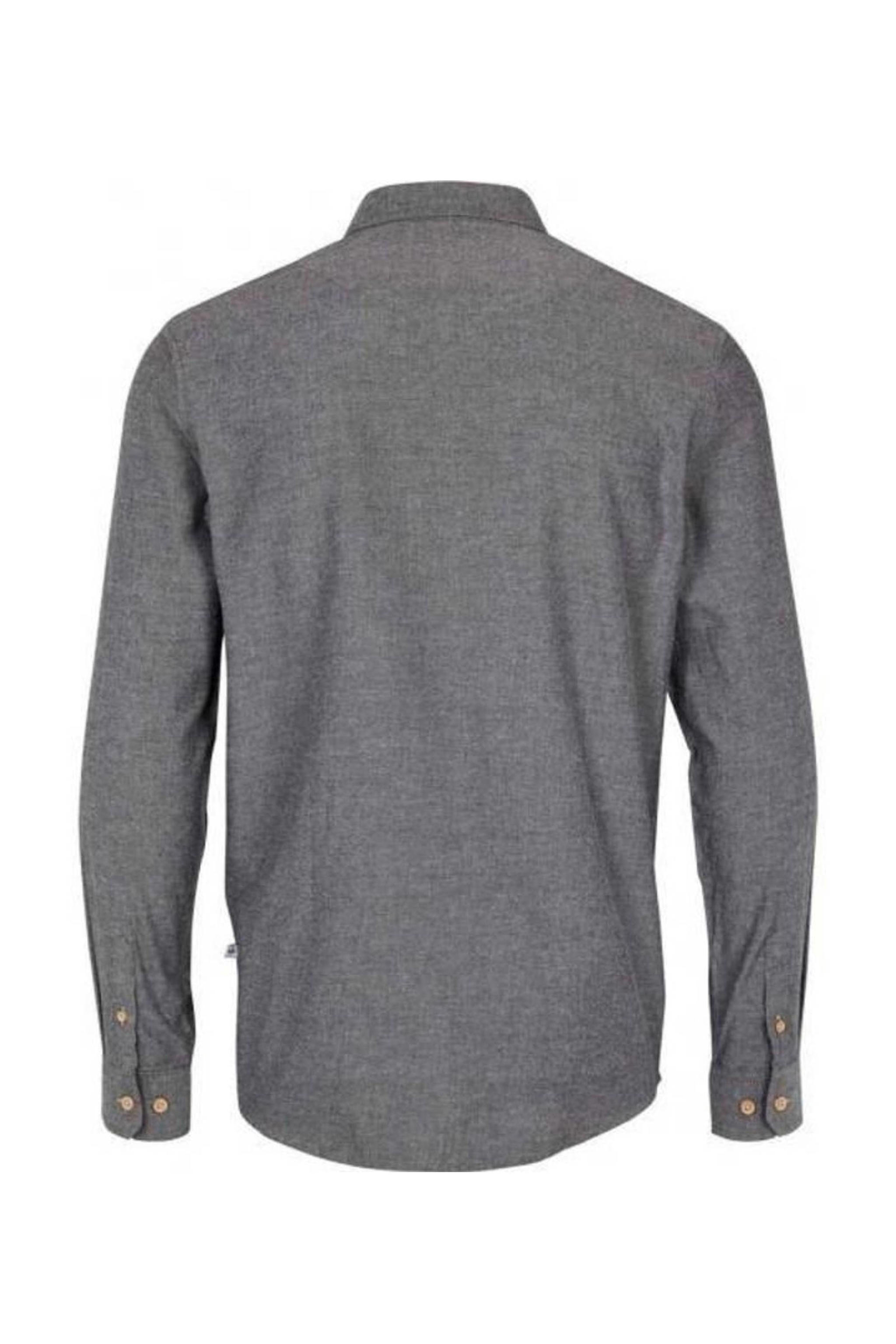 Kronstadt gemêleerd regular fit overhemd Johan Diego grey | wehkamp