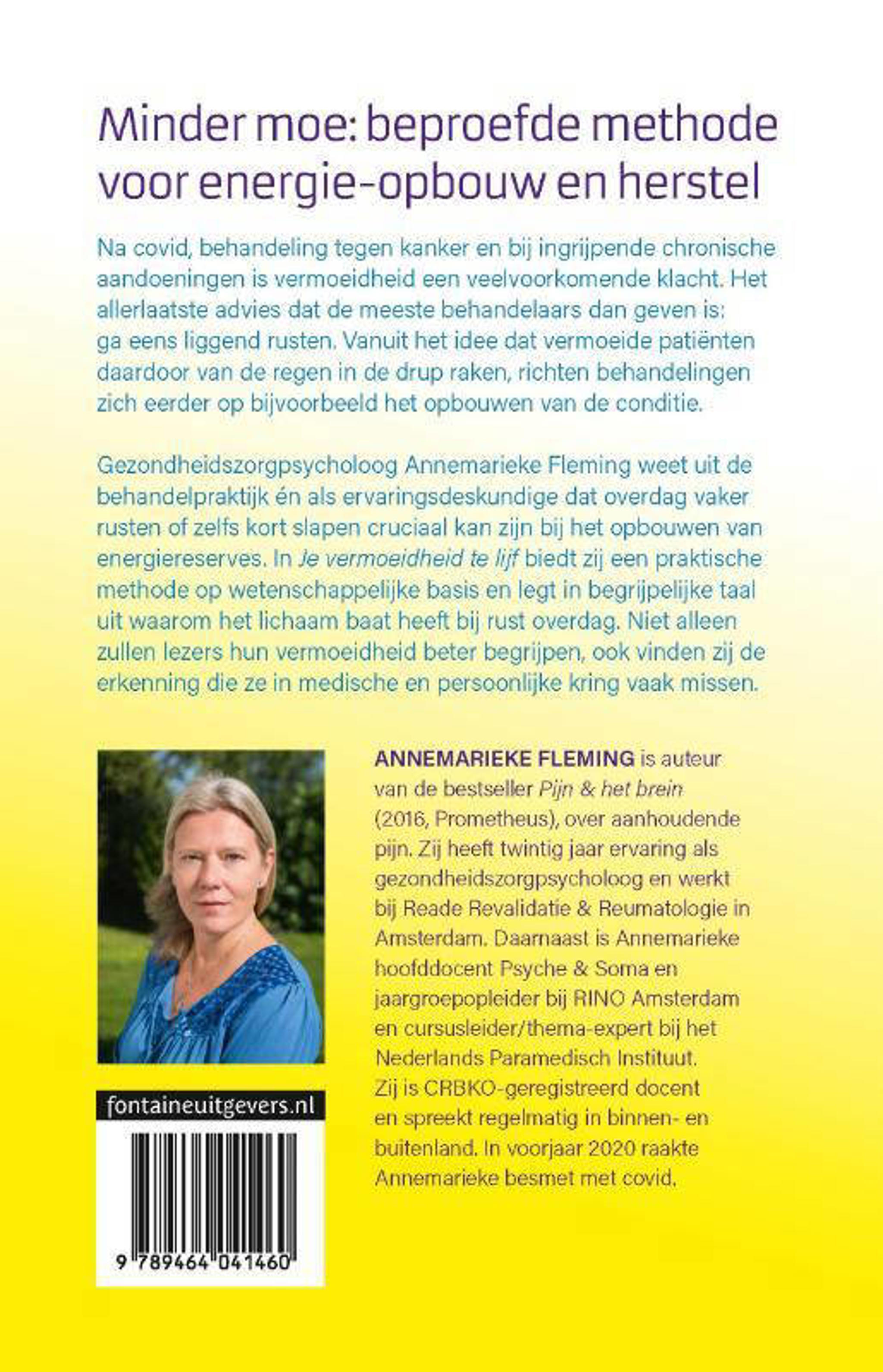 Annemarieke Fleming Je vermoeidheid te lijf | wehkamp