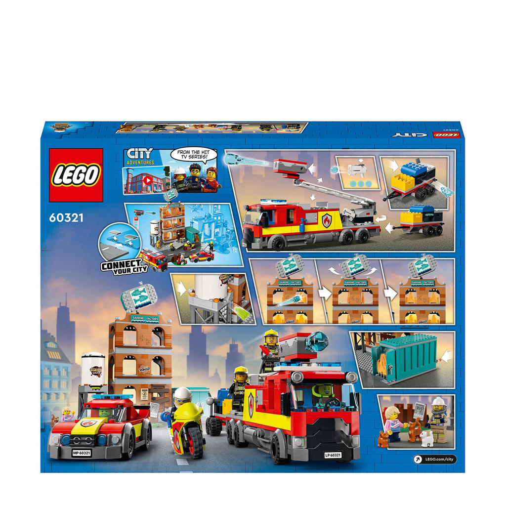 LEGO City Brandweer team 60321 | wehkamp