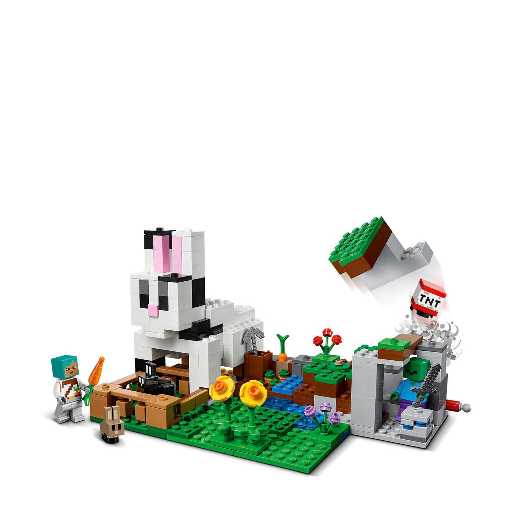 LEGO Minecraft De Konijnenhoeve 21181 | wehkamp
