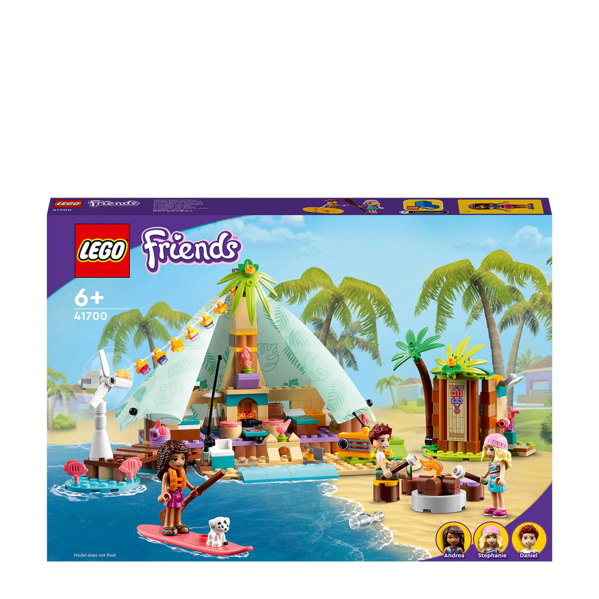 LEGO Friends Strand glamping 41700 | wehkamp