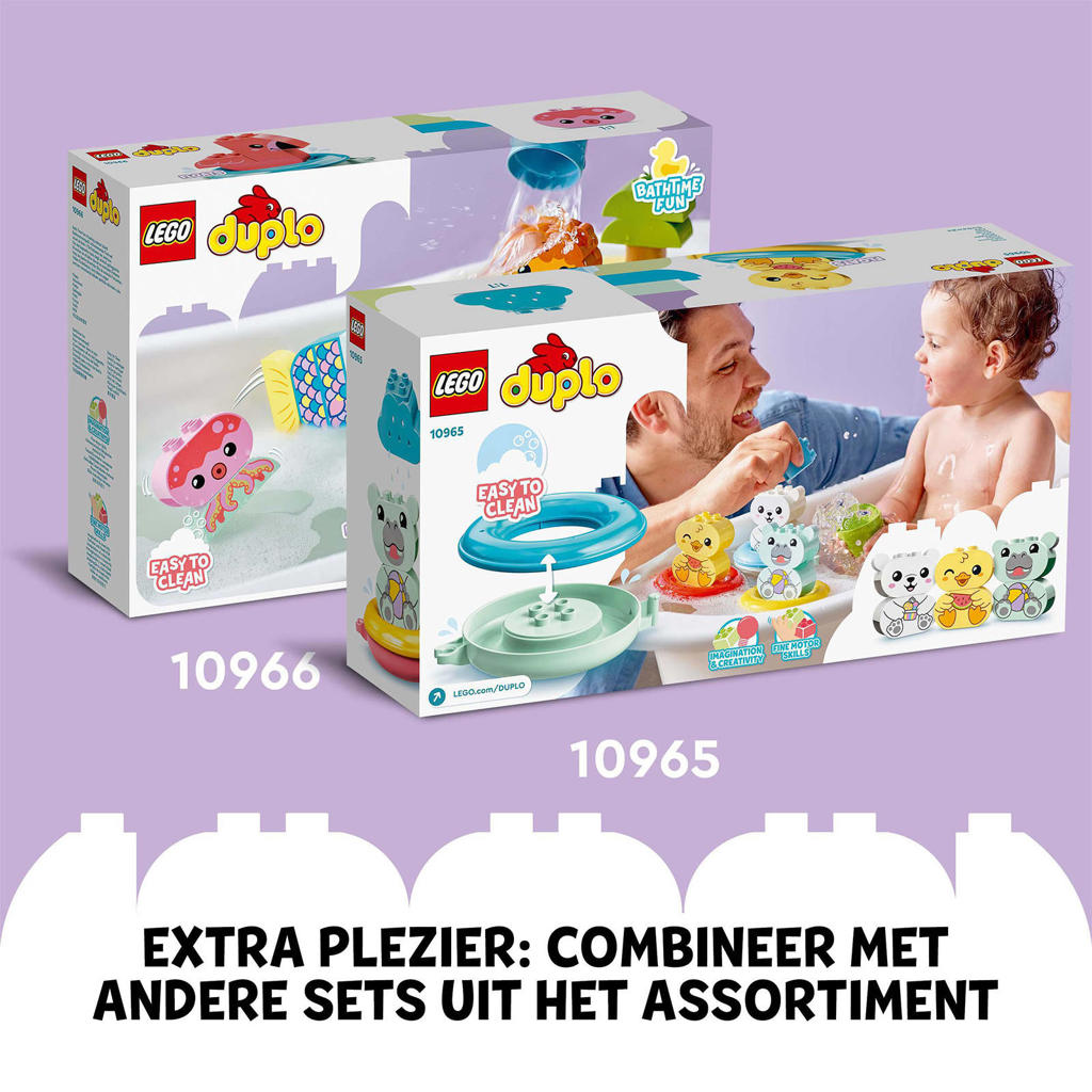 LEGO Duplo Mijn eerste pret in bad: drijvende rode panda 10964 | wehkamp