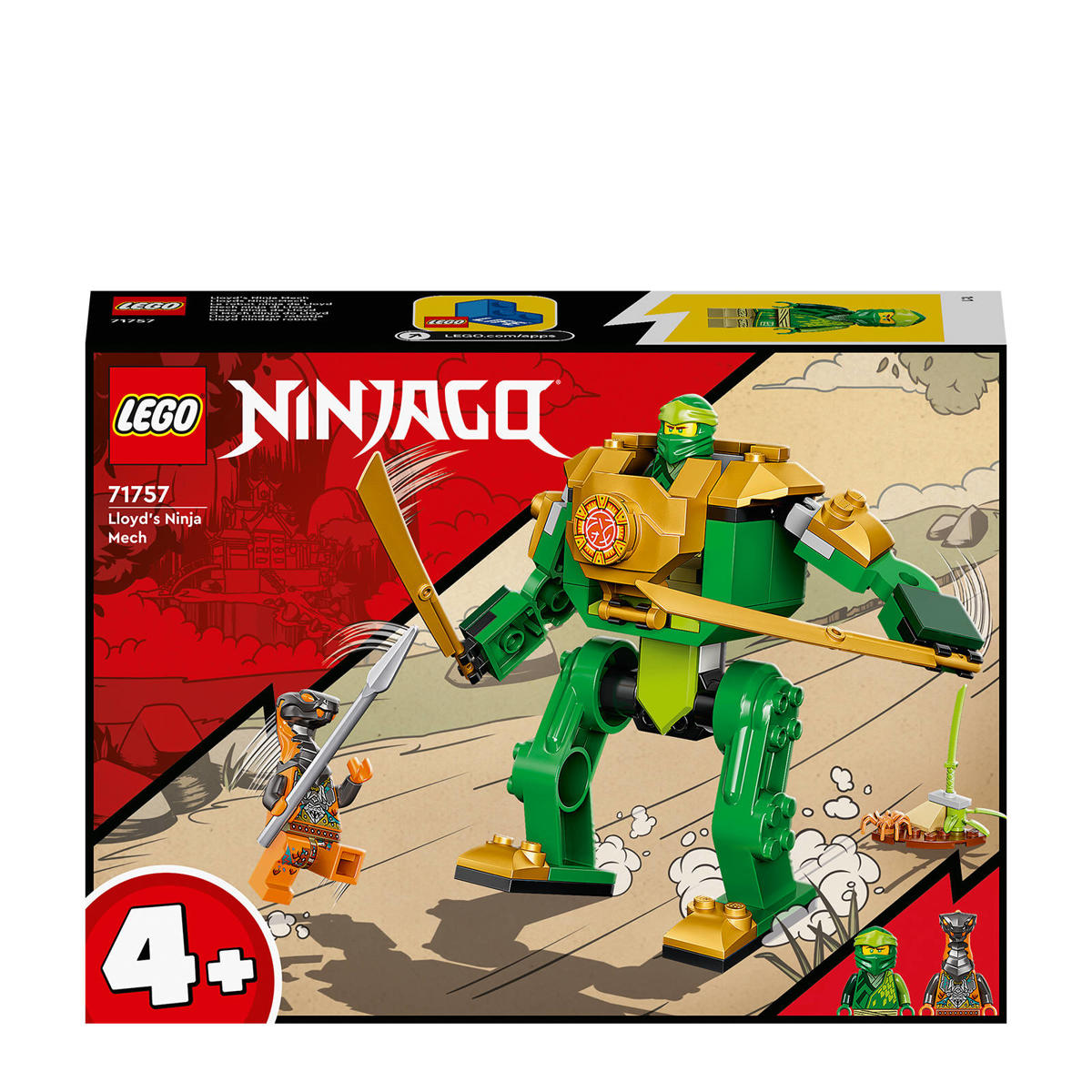 LEGO Ninjago Lloyd's Ninjamecha 71757 | wehkamp