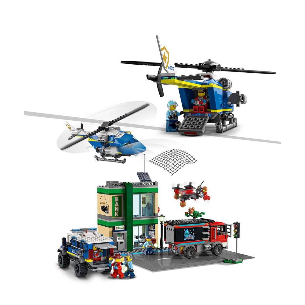 LEGO City Politieachtervolging bij de bank 60317 | wehkamp