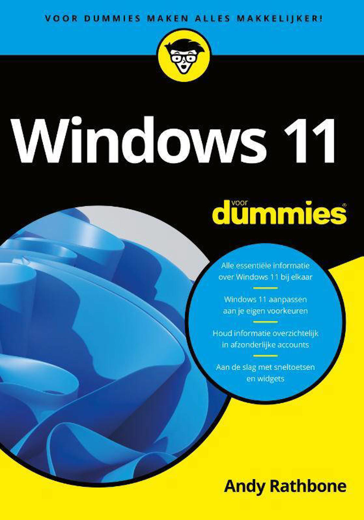 Andy Rathbone Voor Dummies: Windows 11 voor Dummies | wehkamp