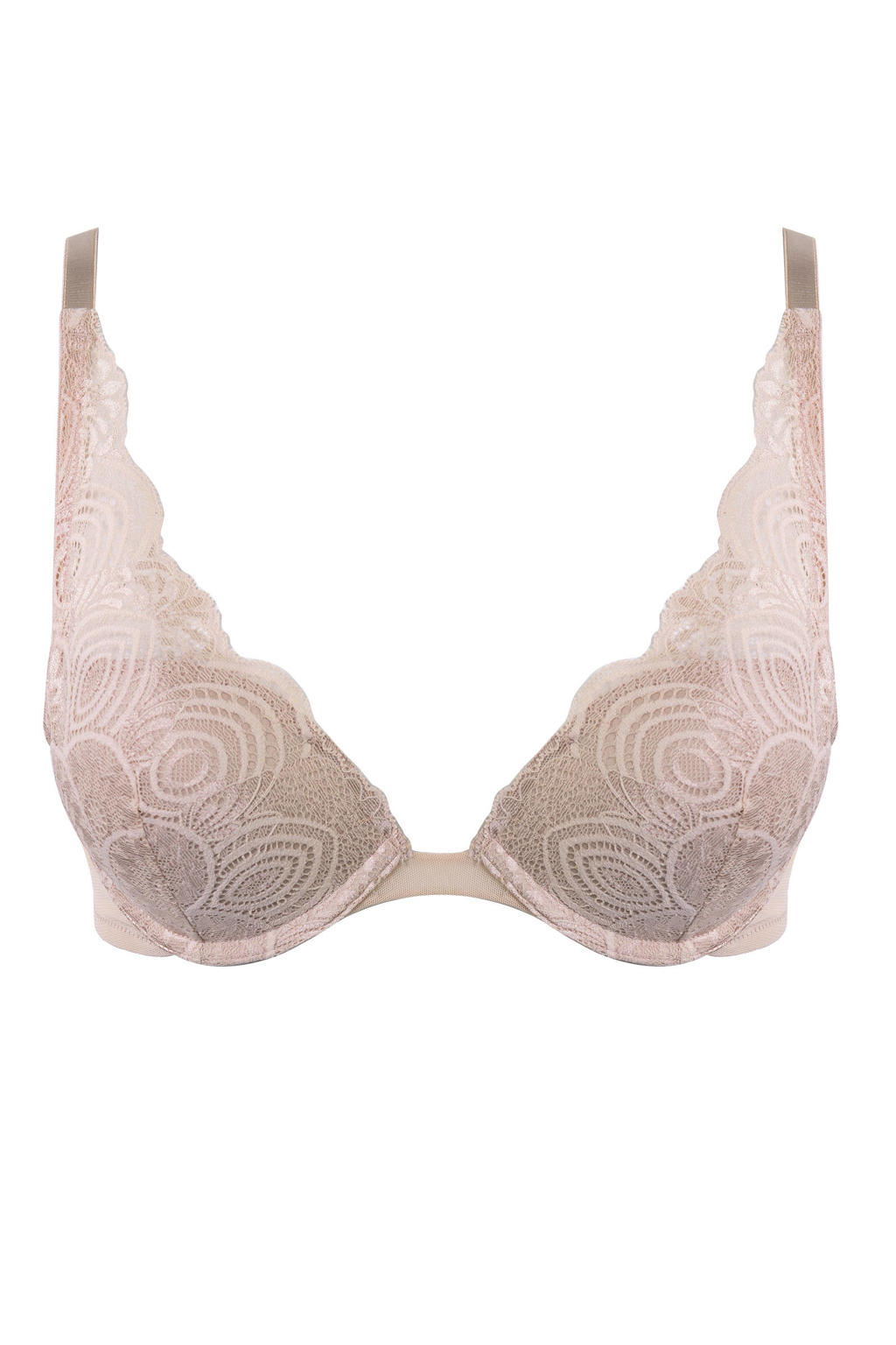 Wonderbra voorgevormde push-up bh lichtroze | wehkamp