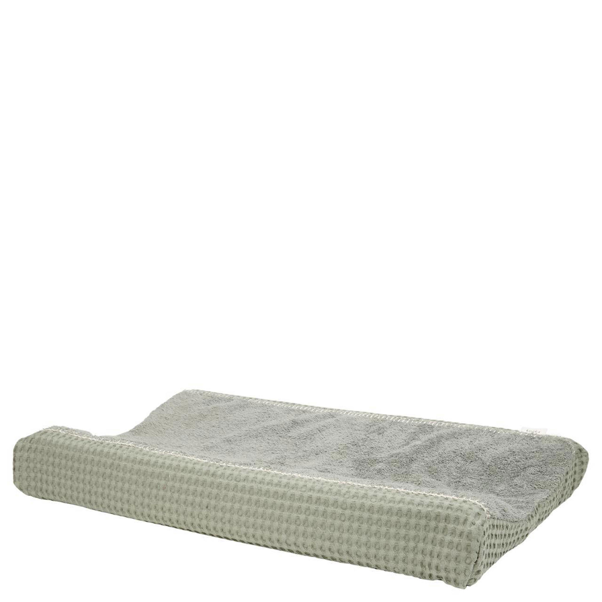Koeka Amsterdam aankleedkussenhoes Wafel 45x73 cm Shadow Green | wehkamp