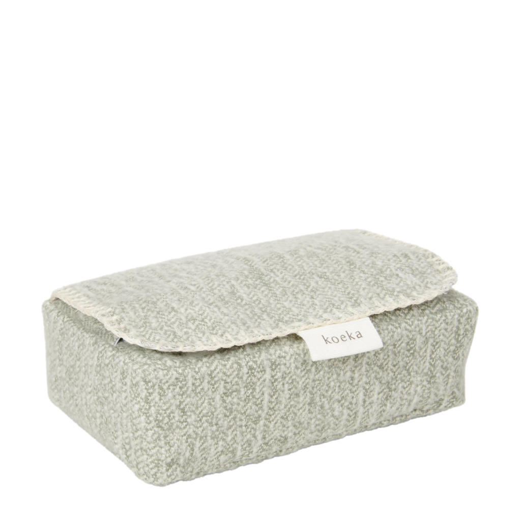 Koeka Vigo babydoekjesbox Shadow Green | wehkamp