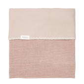 Koeka Vik baby wiegdeken corduroy/flanel 75x100 cm shadow green | wehkamp