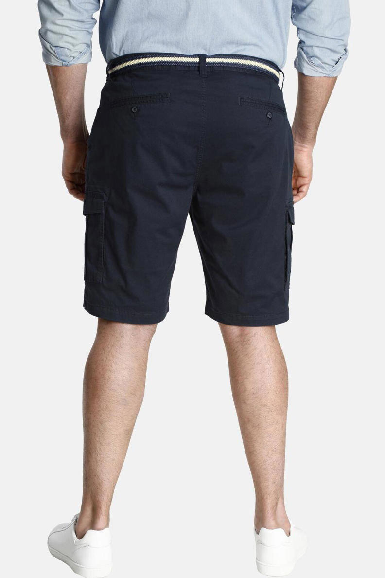 Charles Colby loose fit cargo short BARON LEWIS Plus Size donkerblauw ...