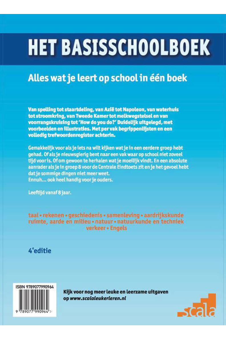 Het Basisschoolboek kopen? | Morgen in huis | wehkamp