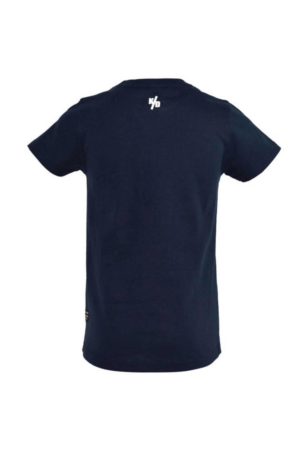 KIDDO T-shirt Jens met tekst donkerblauw | wehkamp