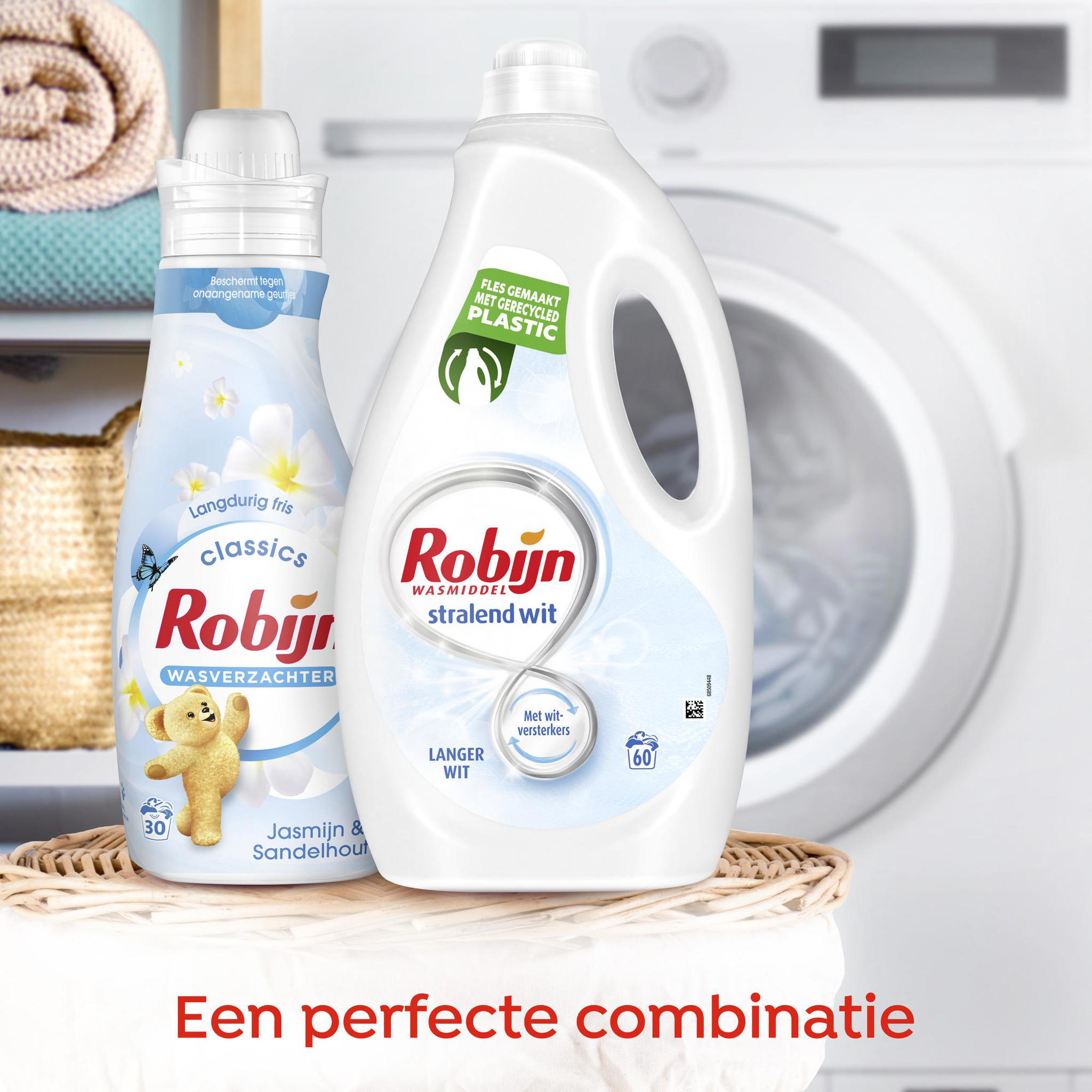 Robijn vloeibaar wasmiddel Stralend Wit - 3 x 60 wasbeurten - 180 ...