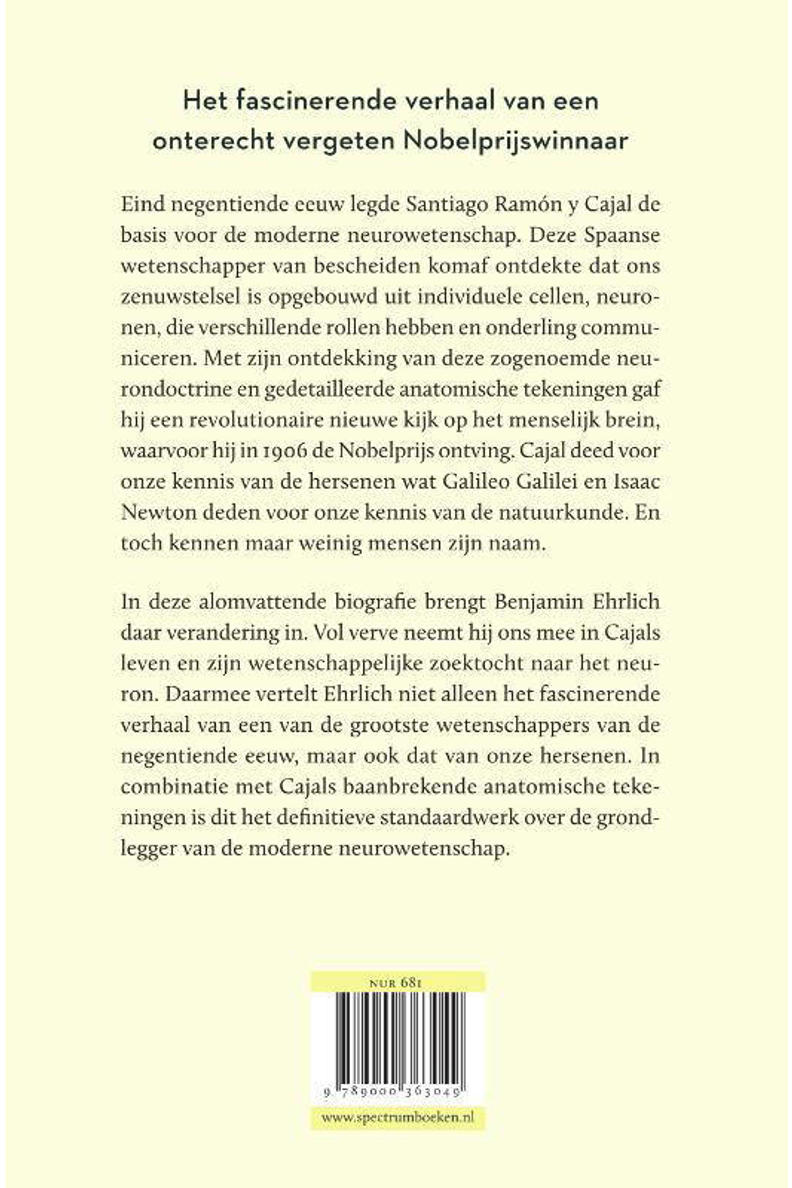 Benjamin Ehrlich De vader van de moderne neurowetenschap | wehkamp