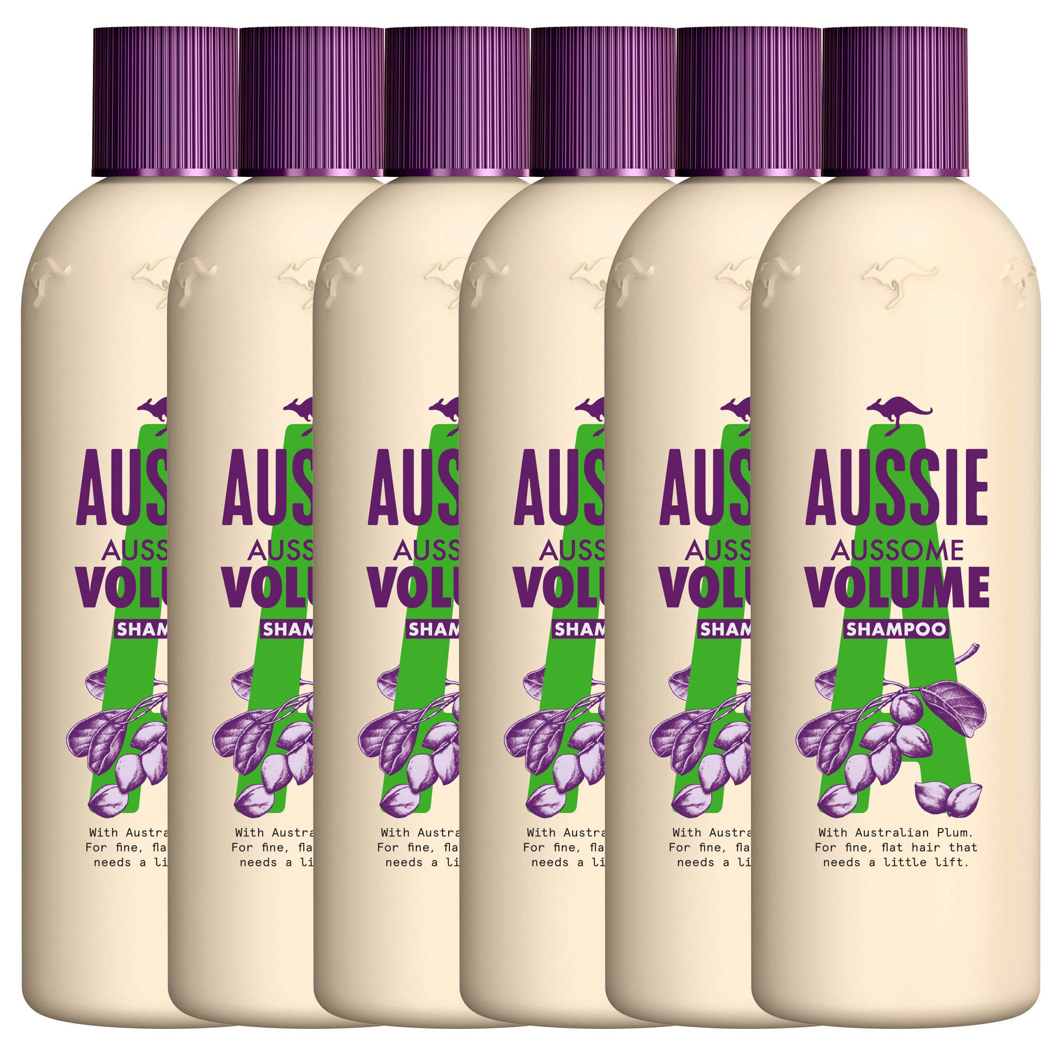 Aussie Aussome Volume shampoo - 6 x 300 ml - voordeelverpakking | wehkamp
