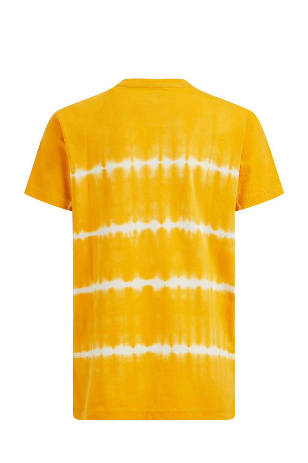 WE Fashion tie-dye T-shirt geel/wit | wehkamp