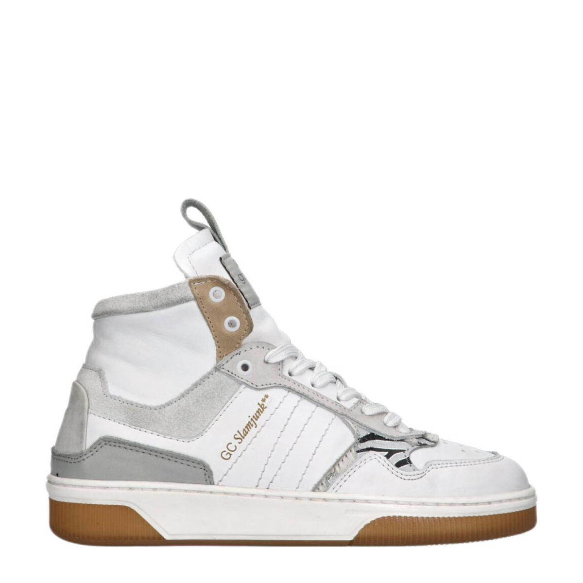 Goosecraft Blake 2 hoge leren sneakers wit | wehkamp