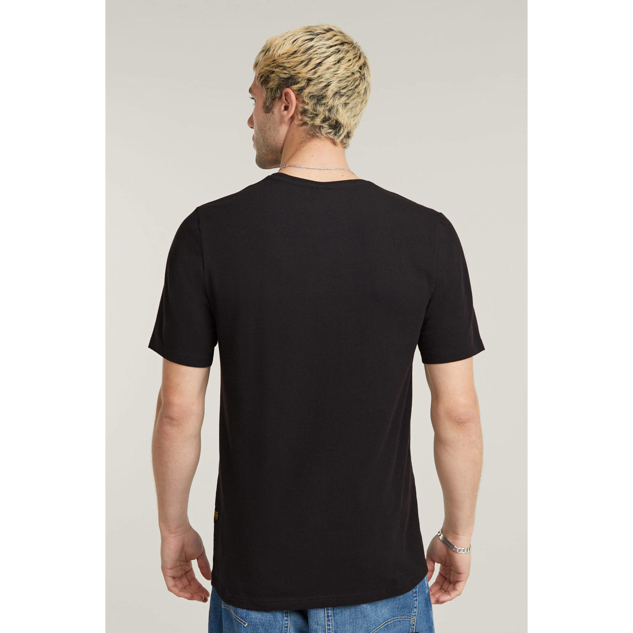 G-STAR slim fit T-shirt BASE black | wehkamp