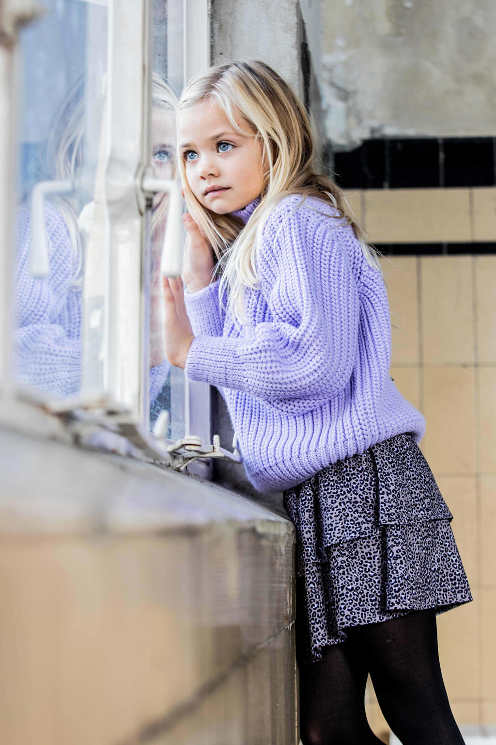 Quapi Girls rok Ishe met dierenprint zand/zwart | wehkamp