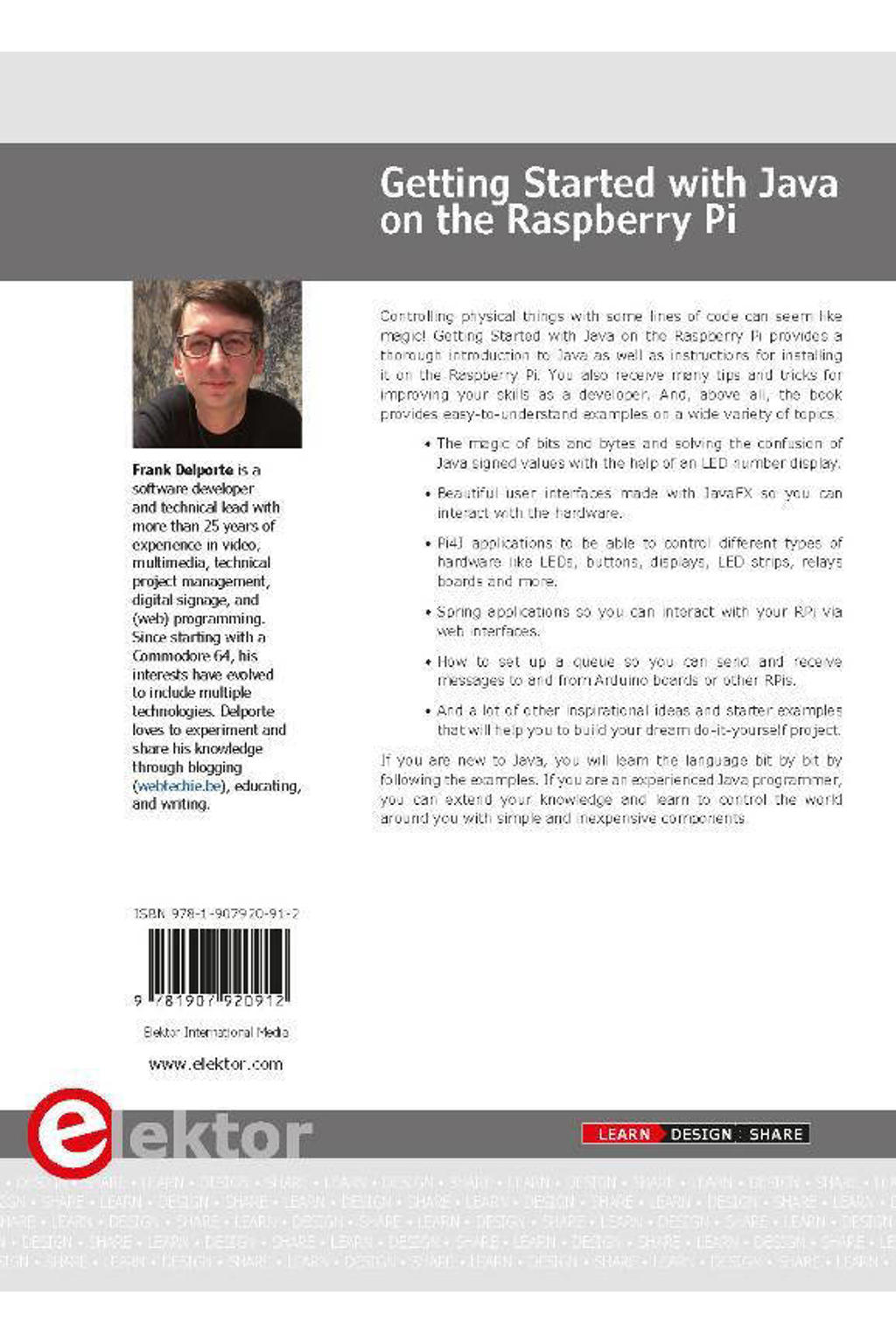 Frank Delporte Getting Started with Java on the Raspberry Pi | wehkamp