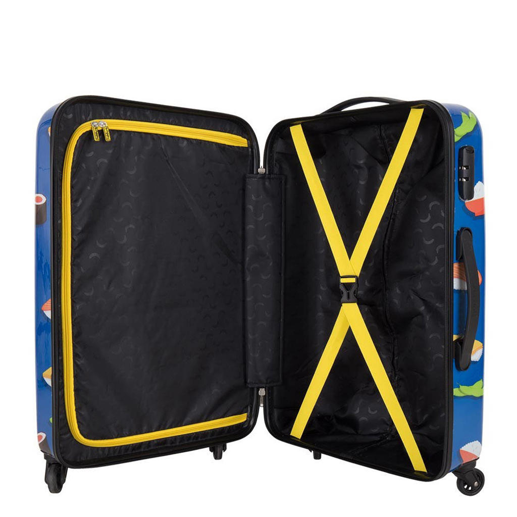 Bhppy trolley Roll'ing Sushi 67 cm blauw | wehkamp