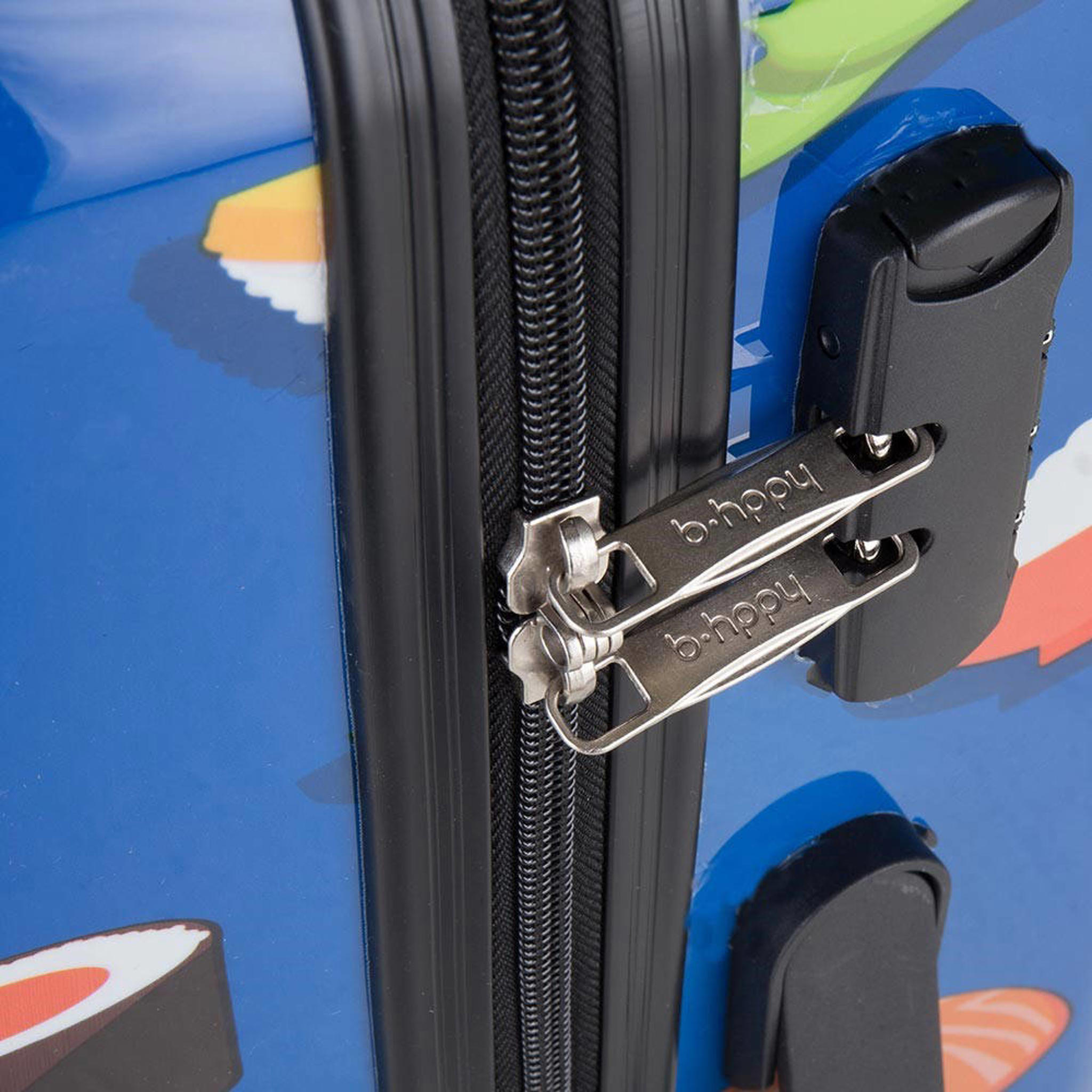 Bhppy trolley Roll'ing Sushi 67 cm blauw | wehkamp