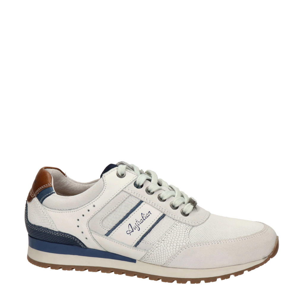Australian Condor leren sneakers wit | wehkamp