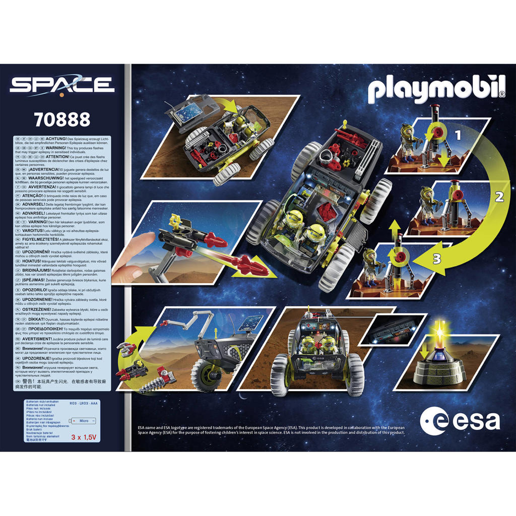 Playmobil Space Mars expeditie met voertuigen 70888 | wehkamp