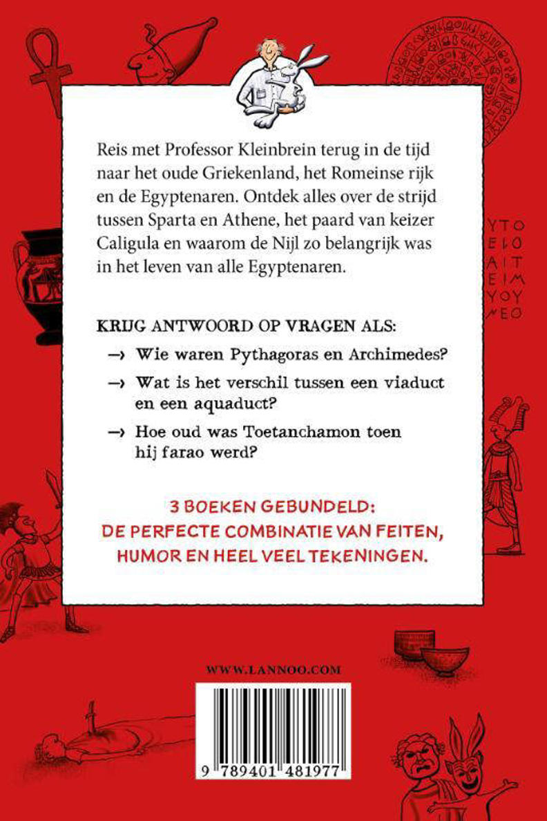 Sarah Devos Professor Kleinbrein: Wonderlijke weetjes over de oude ...