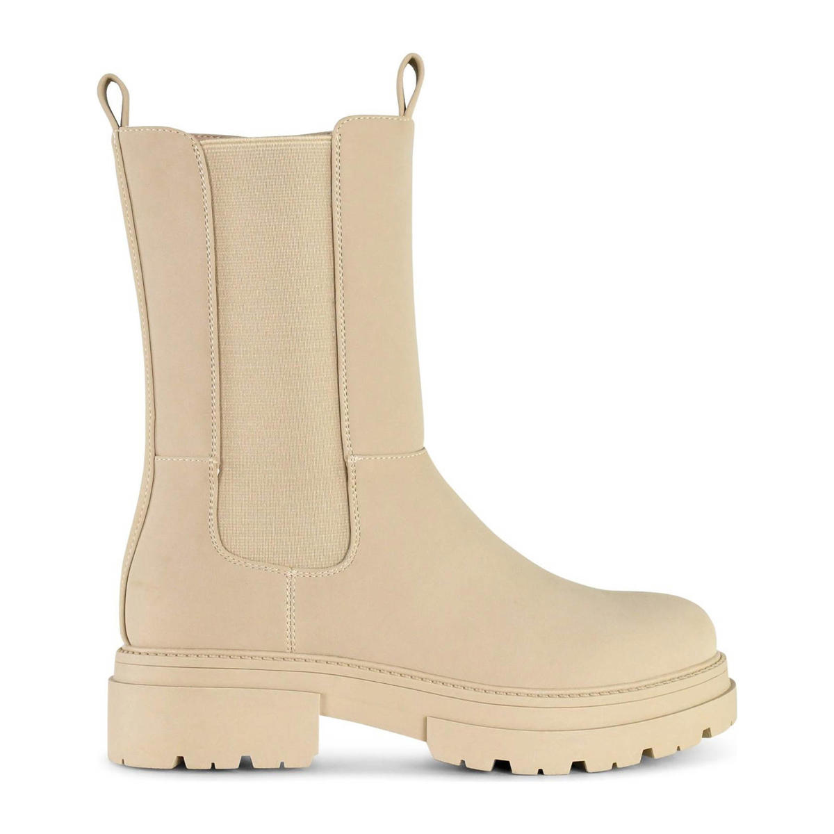 POSH by Poelman Cyra chelsea boots beige | wehkamp