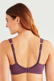 Swegmark niet-voorgevormde bh zonder beugel Meadow aubergine | wehkamp