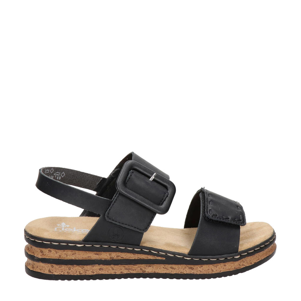 Rieker Antistress sandalen zwart | wehkamp