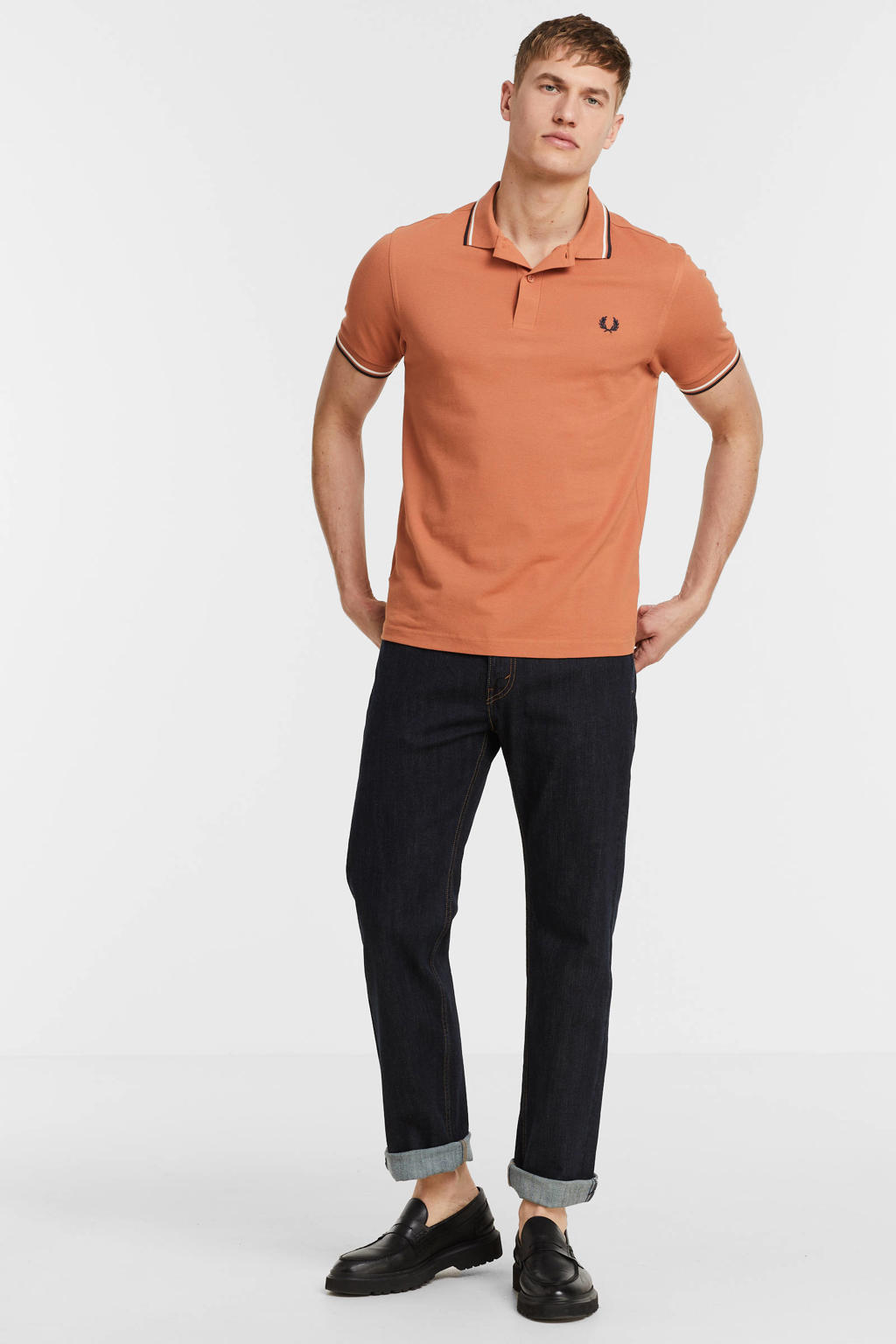 Levi's 505 regular fit jeans dark rinse | wehkamp