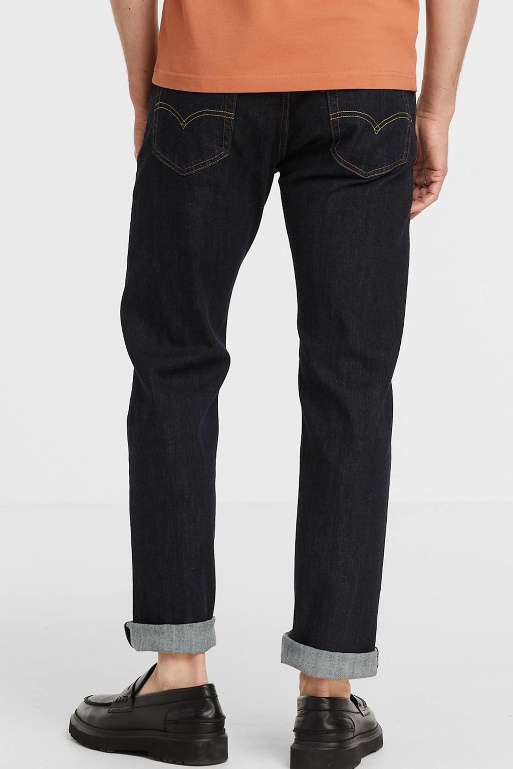 Levi's 505 regular fit jeans dark rinse | wehkamp