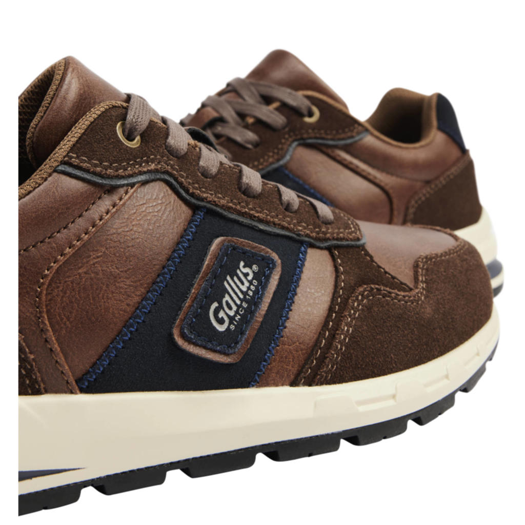 Gallus suède sneakers bruin kopen? | Morgen in huis | wehkamp