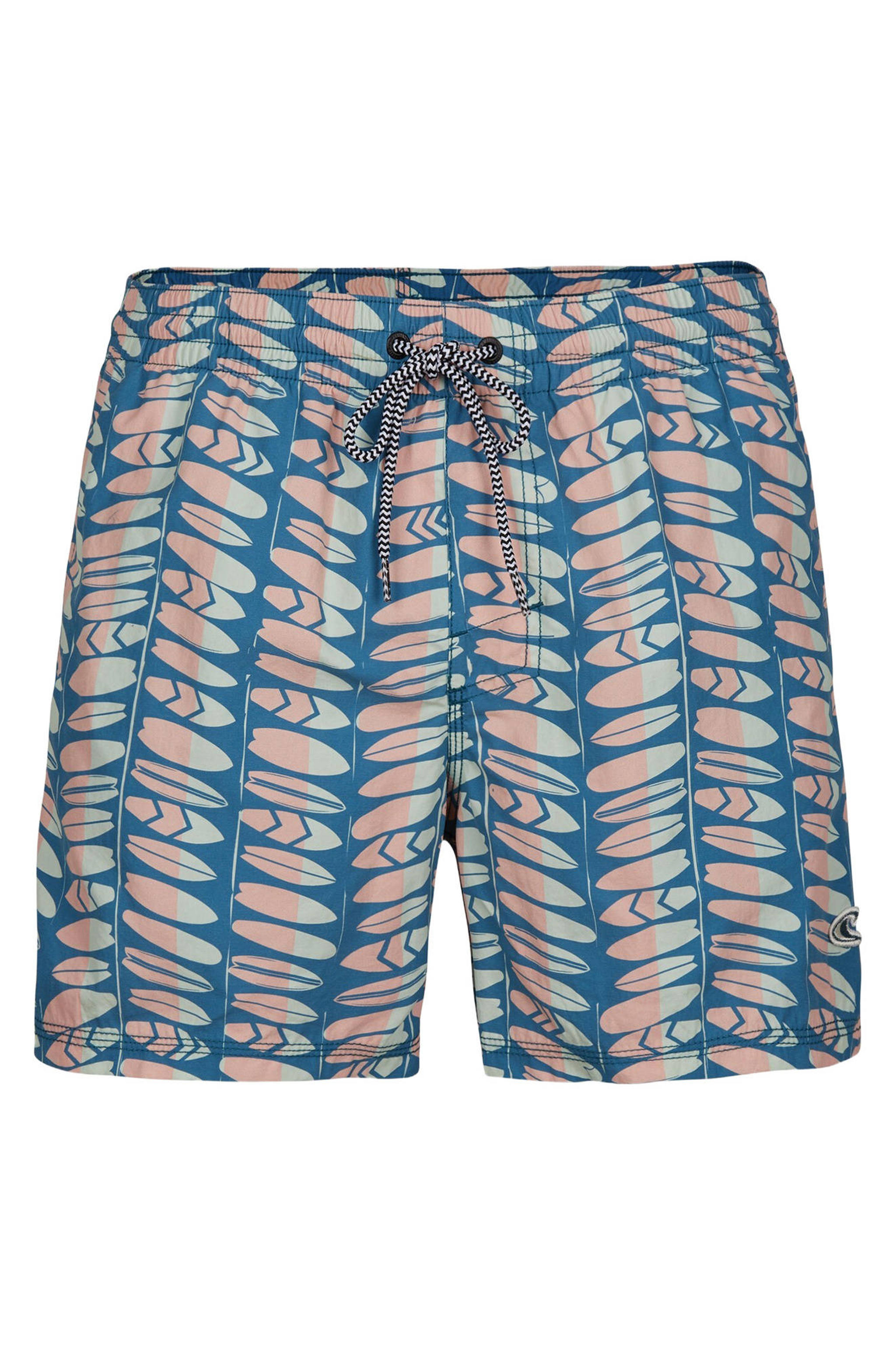 O'Neill zwemshort Origin petrol/zalmroze | wehkamp