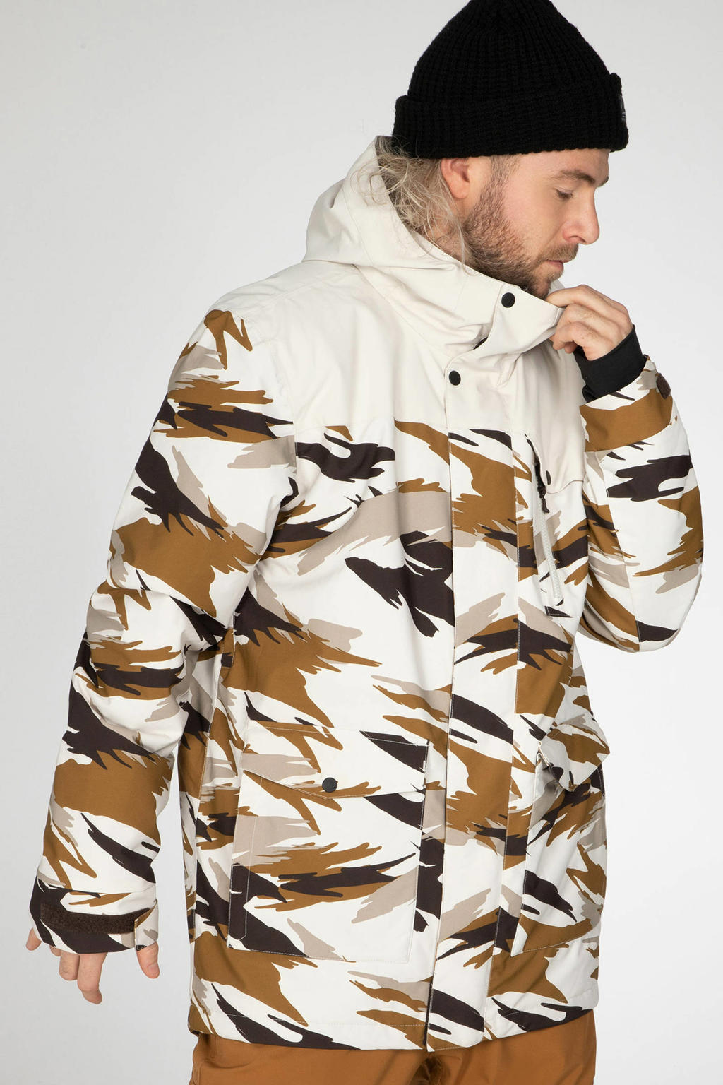 Protest ski-jack Rambo wit/bruin | wehkamp