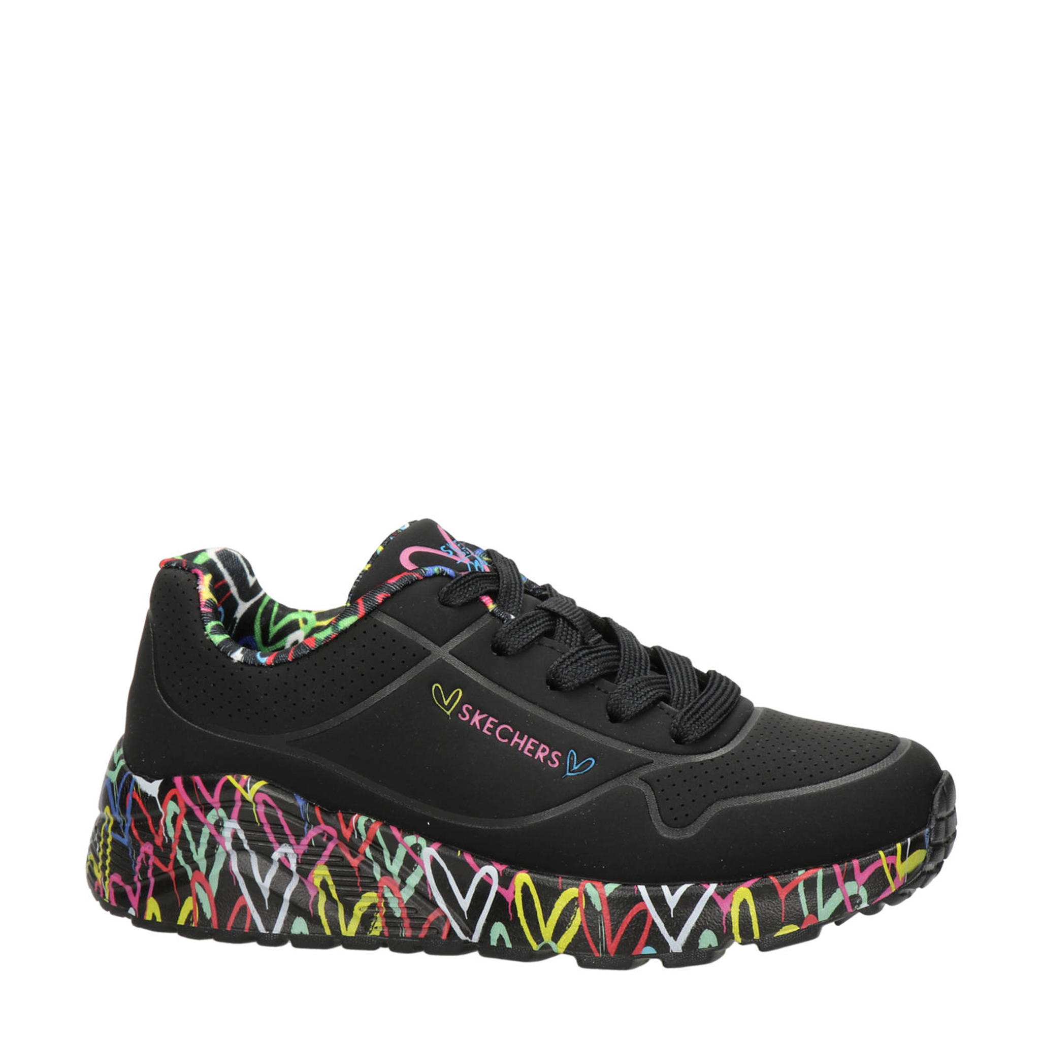 Skechers Uno Light sneakers zwart | wehkamp