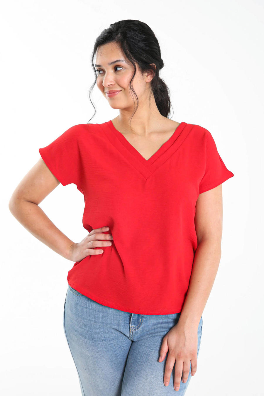 Rode t-shirts voor dames online kopen? | Morgen in huis | Wehkamp