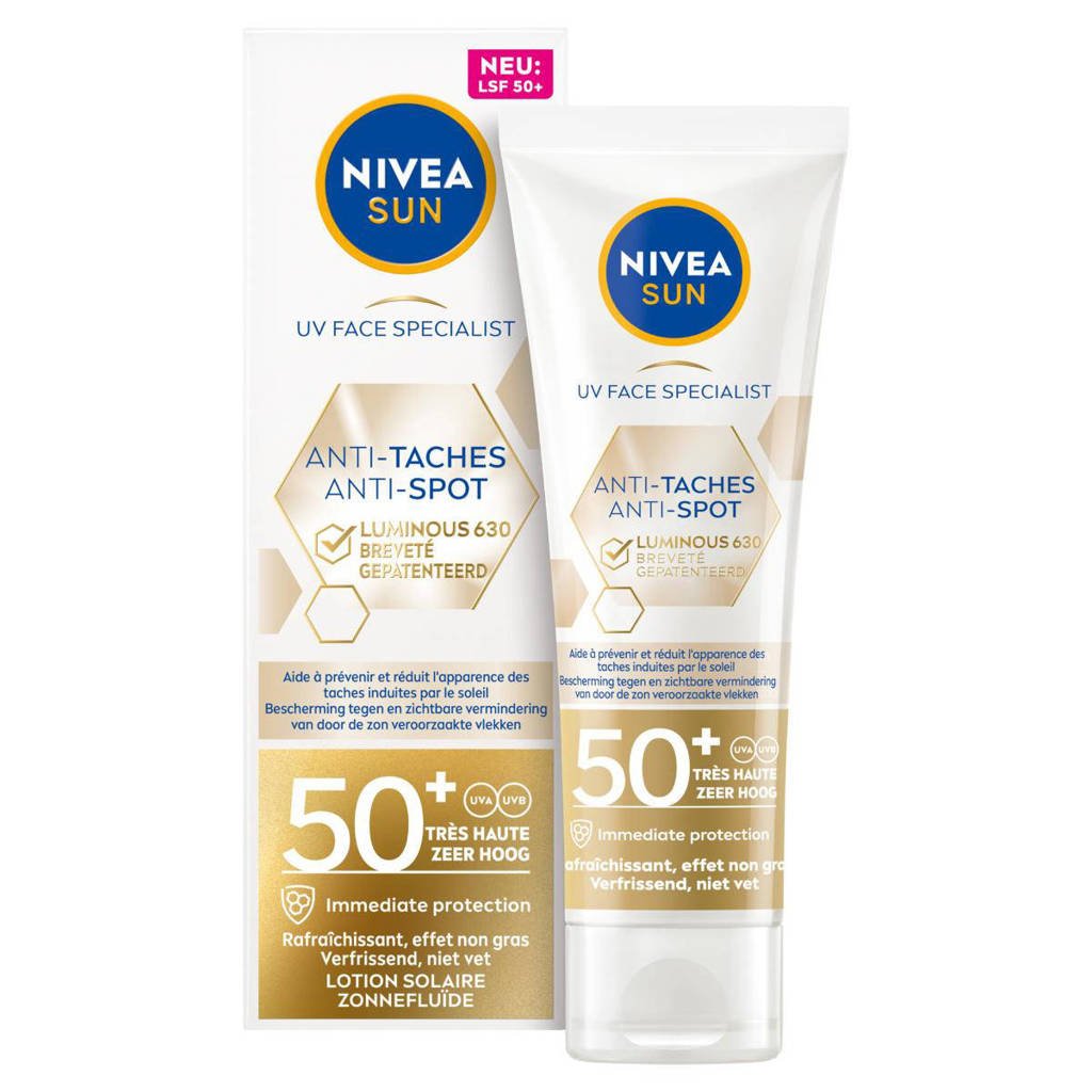 NIVEA SUN Luminous Gezicht zonnecrème SPF 50 - 40 ml | wehkamp