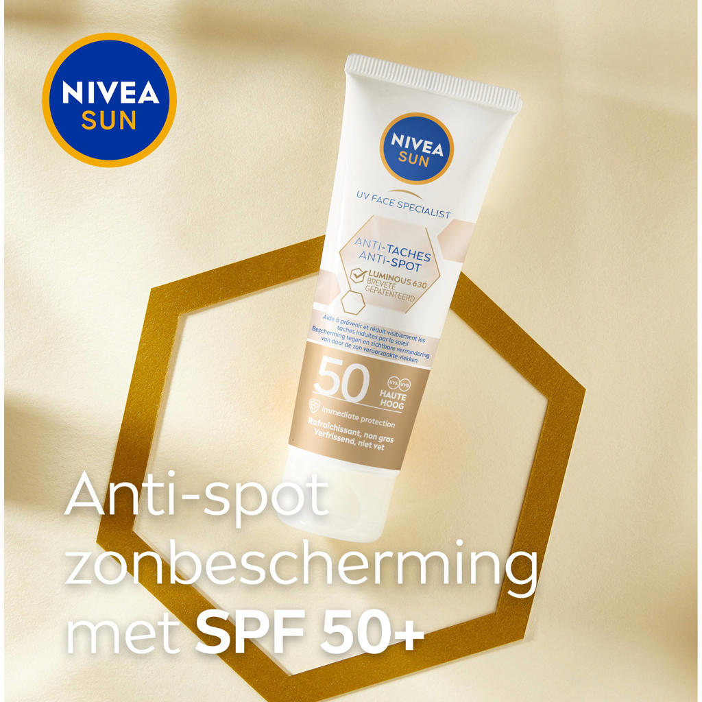 NIVEA SUN Luminous Gezicht zonnecrème SPF 50 - 40 ml | wehkamp